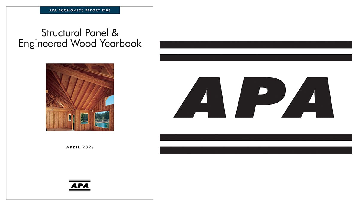 APA RELEASES 2023 STRUCTURAL PANEL & ENGINEERED WOOD YEARBOOK