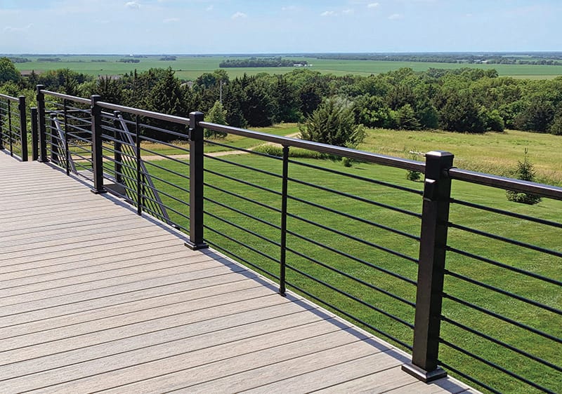 Horizontal Rod Railing