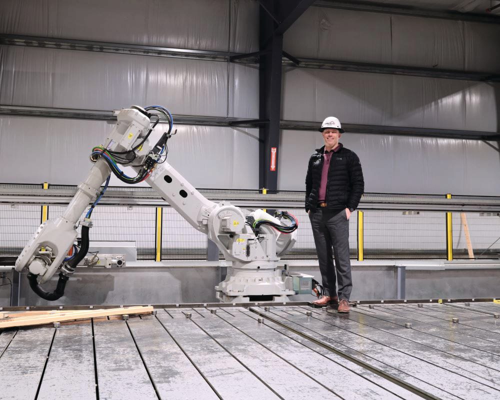 TRUSS MANUFACTURER LEADS THE WAY WITH ROBOTIC PLANT