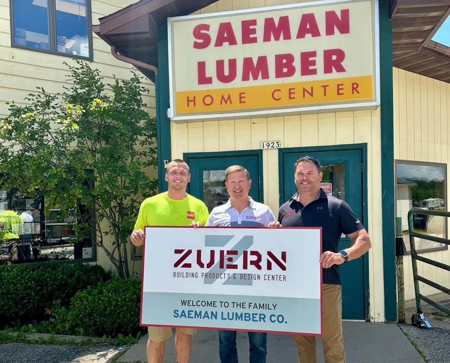ZUERN ACQUIRES SAEMAN LUMBER