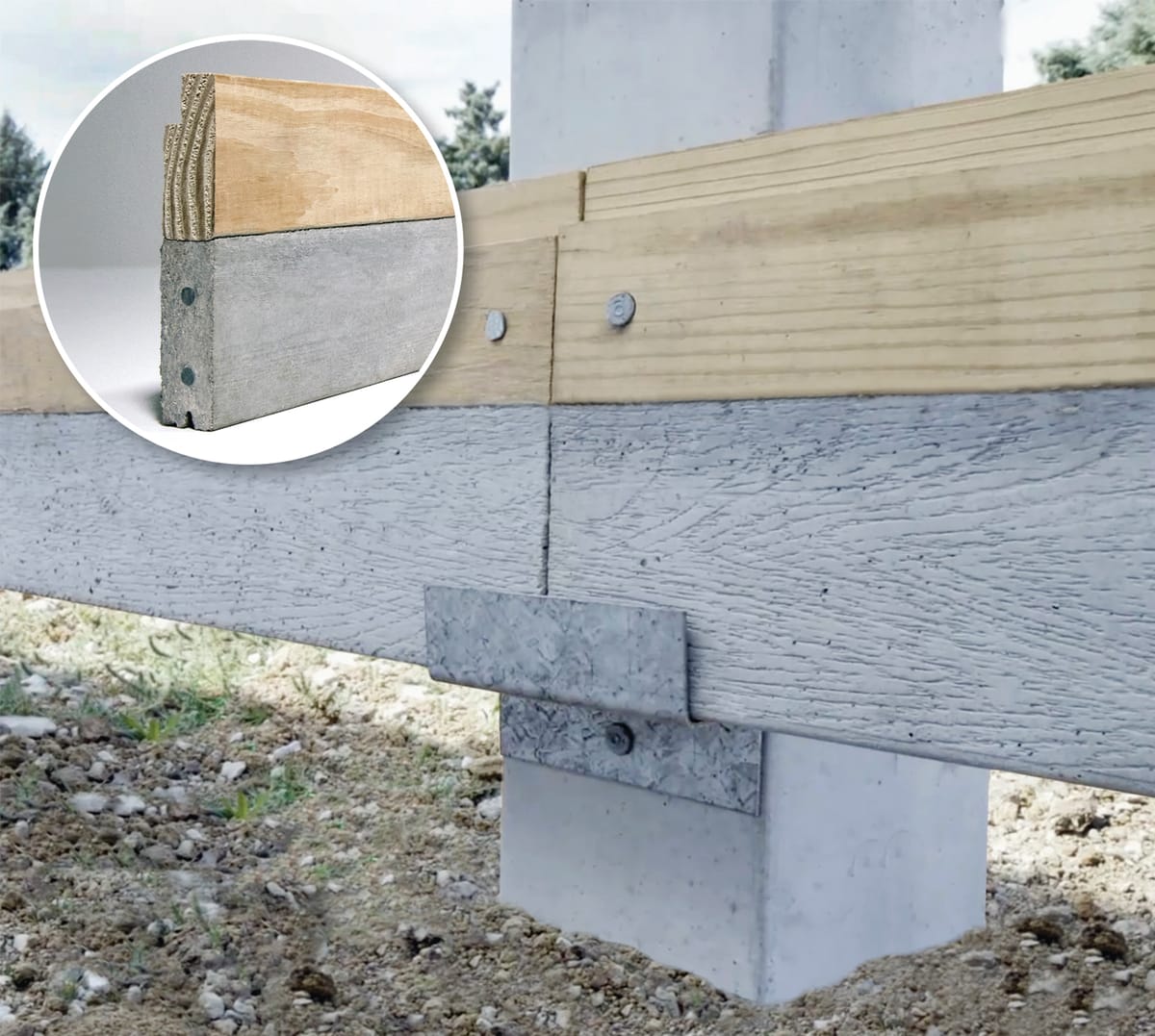 PRECAST CONCRETE SKIRT BOARD