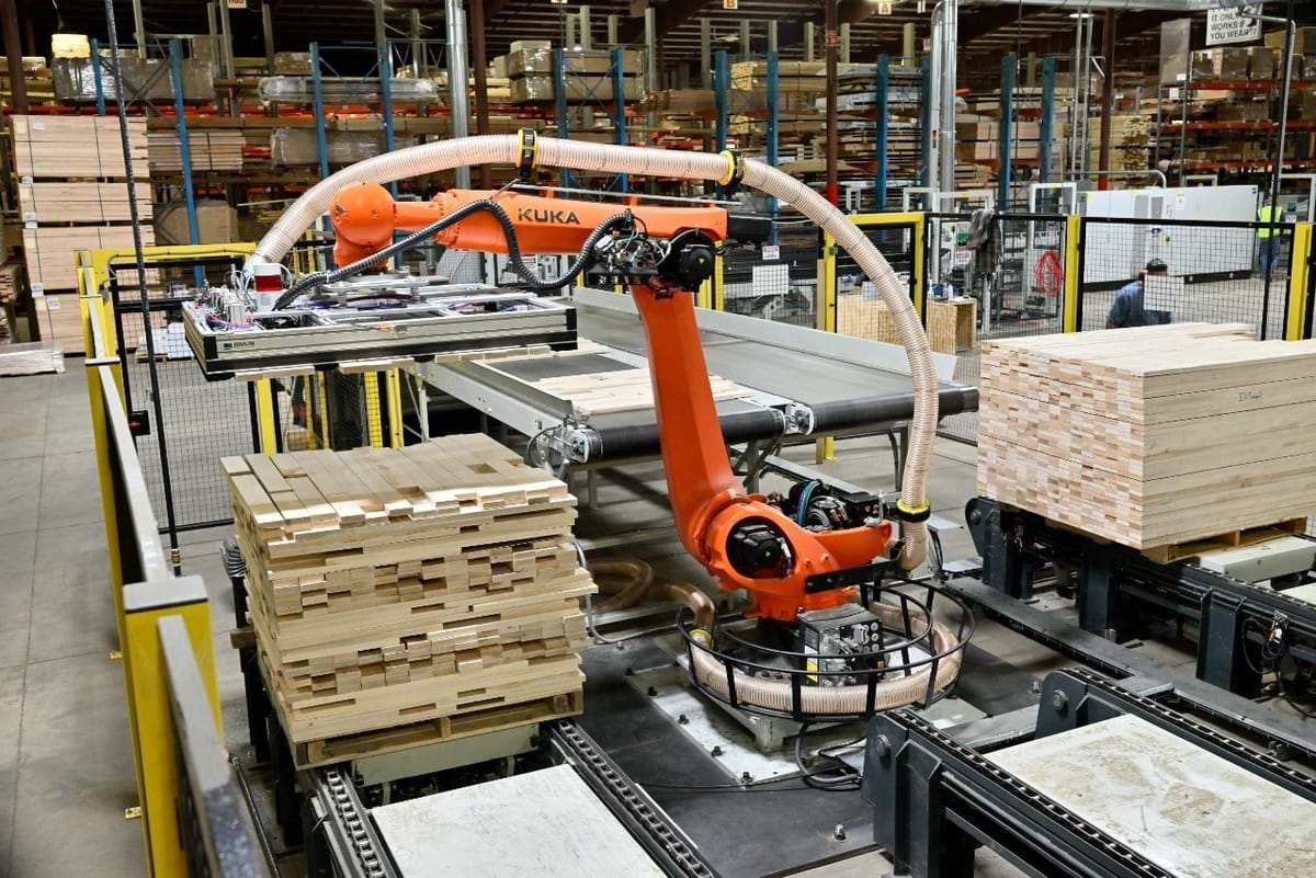 L.J. SMITH REVS UP HANDRAIL PRODUCTION