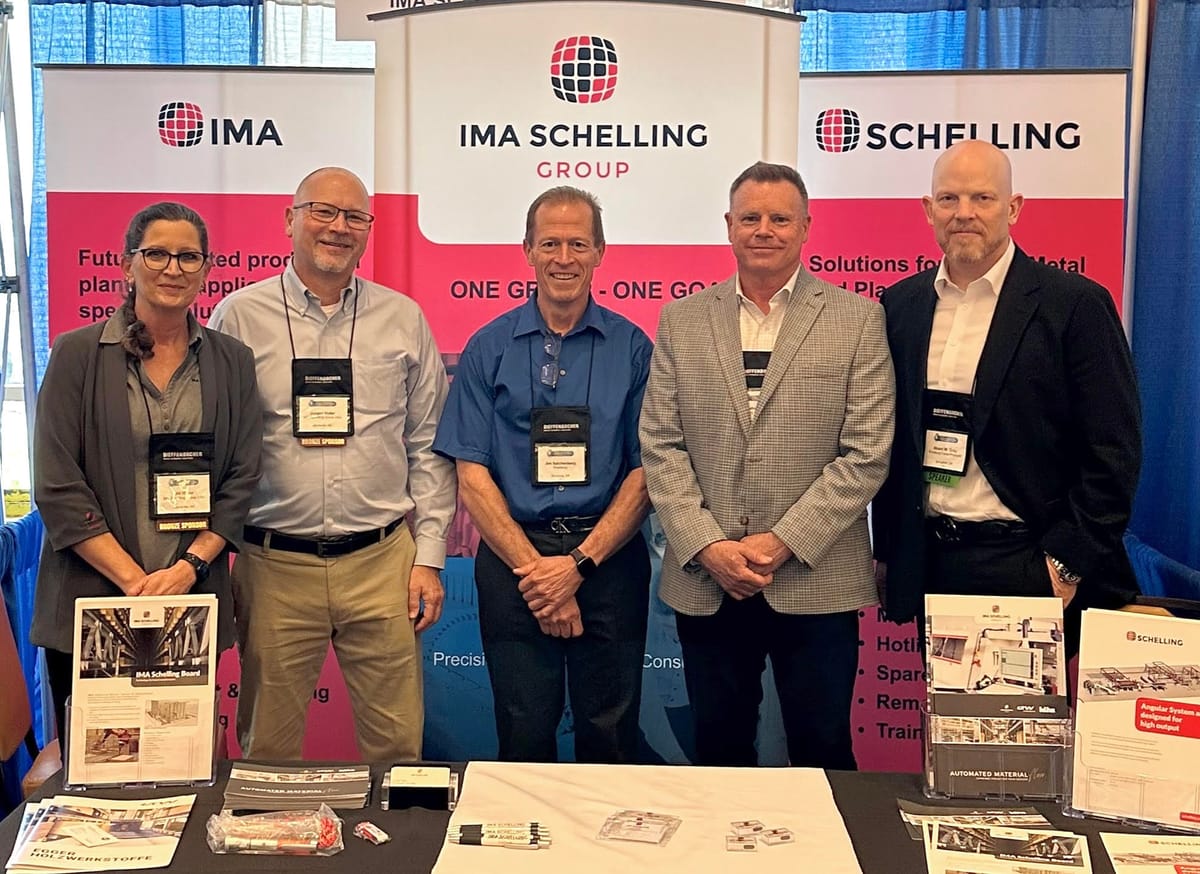 IMA SCHELLING TO EQUIP ROSEBURG MDF PLANT