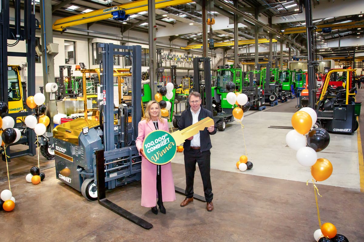 100,000TH COMBILIFT RAISES AID FOR UNICEF